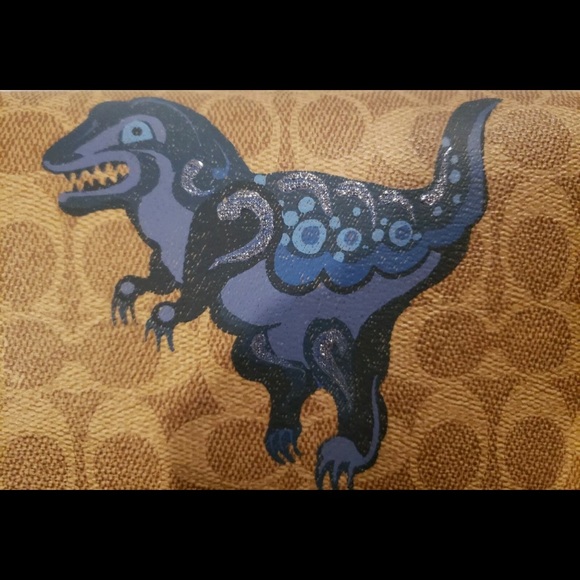 Coach | Bags | Coach Riley Crossbody Bag In Signature With Rexy | Poshmark